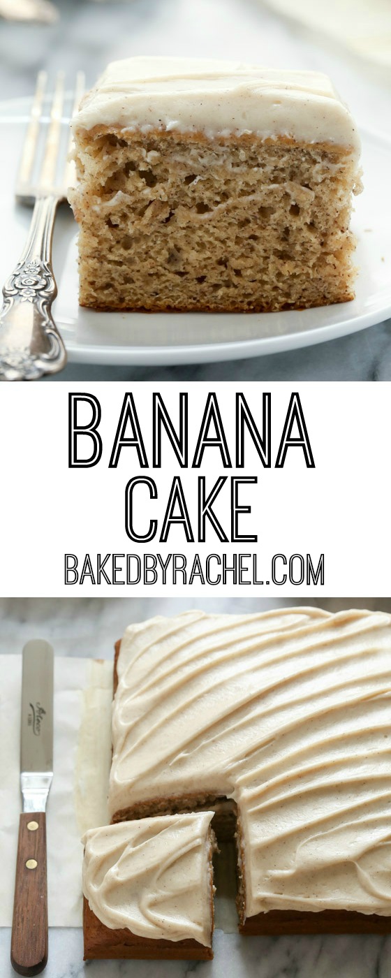Banana Cake with Cream Cheese Frosting